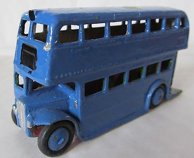 Pre-War Dinky 1938 First Version 29C Double-Decker Bus For Rest