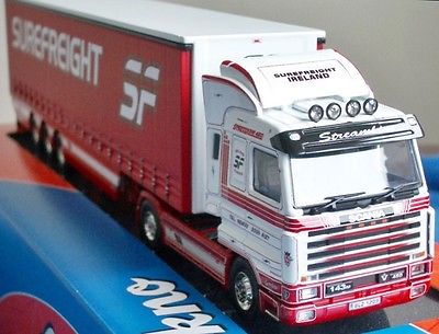 1:50 Irish Tekno truck SUREFREIGHT Scania 143m V8 450 + Curtain