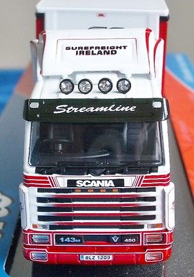 1:50 Irish Tekno truck SUREFREIGHT Scania 143m V8 450 + Curtain