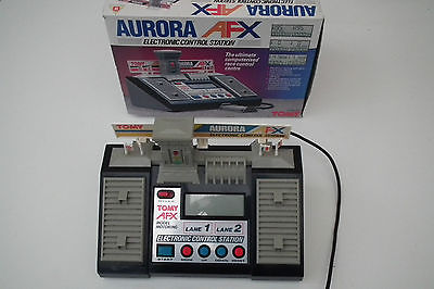 RARE BOXED AURORA TOMY AFX ELECTRONIC CONTROL STATION LAP COUNT