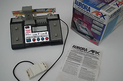 RARE BOXED AURORA TOMY AFX ELECTRONIC CONTROL STATION LAP COUNT